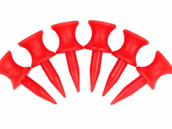 Longridge Plastic Castle Tees 12 mm Red – Pro Golf Ireland