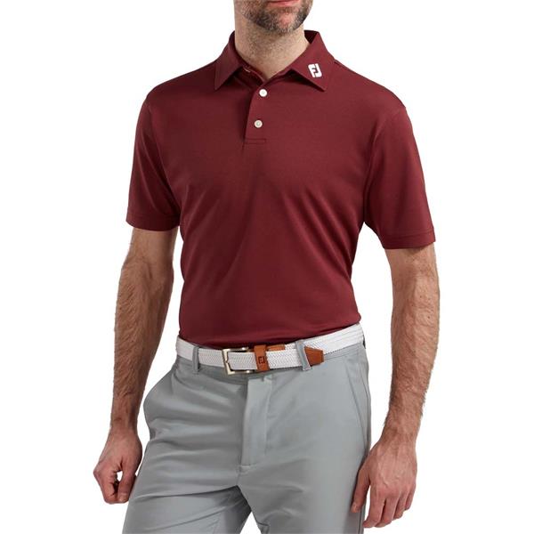 FootJoy Gents Stretch Pique Solid Polo Shirt Maroon – Pro Golf Ireland