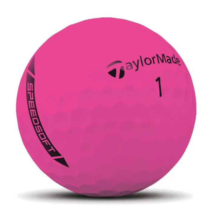 TaylorMade Speed Soft Golf Balls Hi - Vis Pink – Pro Golf Ireland